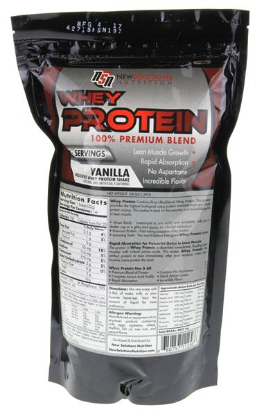 New Solutions Vanilla Whey Protein | Hy-Vee Aisles Online Grocery Shopping