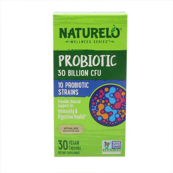 Naturelo Probiotic 30 Billion CFU 10 Strains Vegan Capsules | Hy-Vee ...