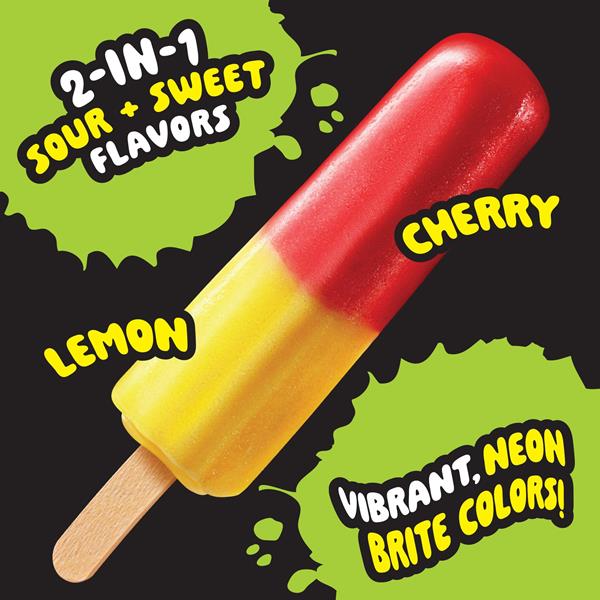 Trolli Frozen Gummi Ice Pops Chewy Sour Gummy Candy Frozen Dessert ...