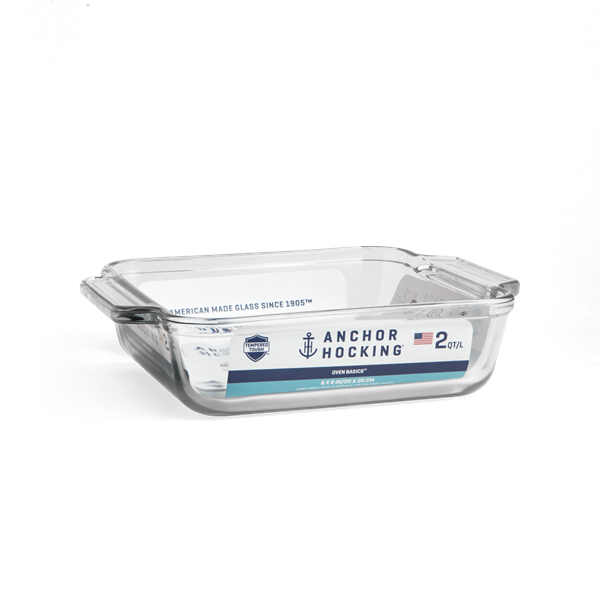 Anchor Hocking 2 Qt. 8 In. Square Glass Bakeware | Hy-Vee Aisles Online ...