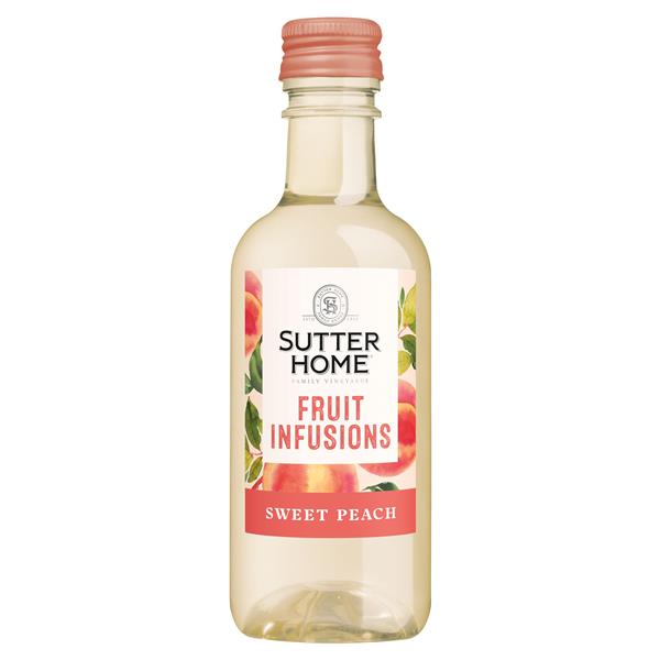 Sutter Home Fruit Infusions Sweet Peach White Wine, 4 Pack | Hy-Vee ...