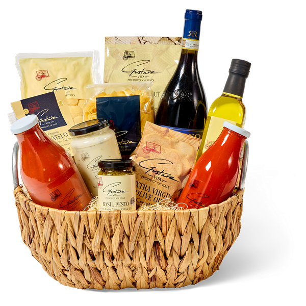 Deluxe Taste of Italy Holiday Gift Basket | Hy-Vee Aisles Online ...