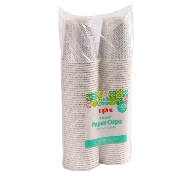 Hy-Vee 5oz Designer Paper Cups | Hy-Vee Aisles Online Grocery Shopping