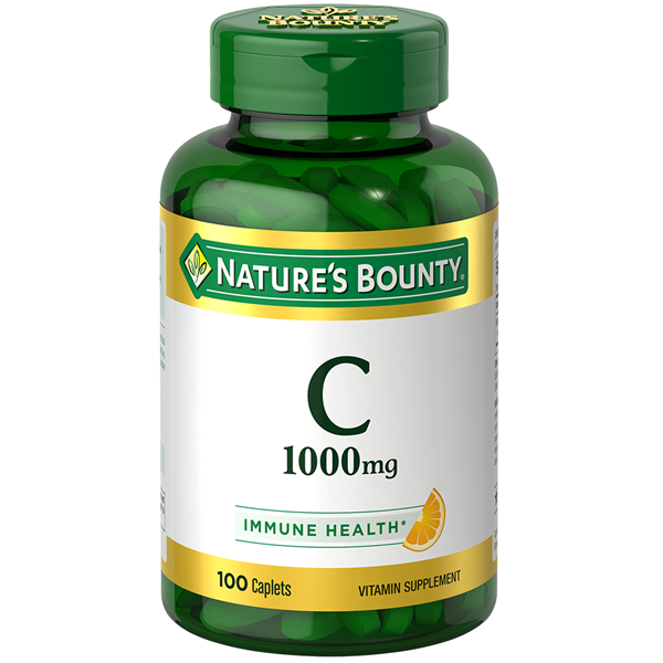 Nature’s Bounty Vitamin C Caplets, 1000mg | Hy-Vee Aisles Online ...